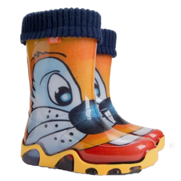 DEMAR WELLIES / REMOVABLE LINING - LION – Chicos & Chicas Shoes