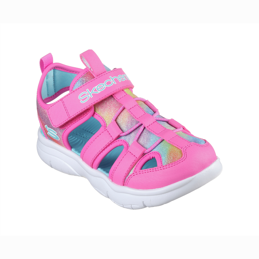 SKECHERS GIRLS WATERFRIENDLY SANDALS - FLEX SPLASH-DAYLIGHT SHIMME - 3 ...