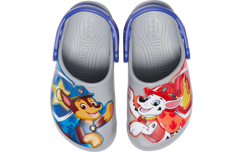 BOYS CROCS - PAW PATROL - PATCH CLOG - LIGHT GREY – Chicos & Chicas Shoes